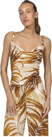 Just Cavalli Femme, Tops, Multicolore, Taille: 40 FR Top Slim