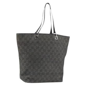Gucci Pre-owned Vintage Canvas Tote Bag - - Pre-owned - Damen - Schwarzk - ONE SIZE