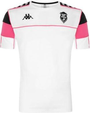 Kappa T-Shirt Arari Stade Fran&ccedil;ais Paris pour Gar&ccedil;on - Blanc - Taille 8Y