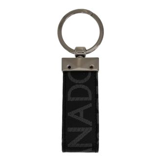 Dolce & Gabbana Schl&uuml;sselanh&auml;nger mit Logo - - Accessories - Herren - Schwarzk - ONE SIZE