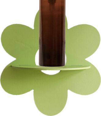 Generic Schweberegal Gänseblümchen - Wandregal aus Holz, Boho-Aufbewahrungsregal | Niedliches für Badezimmer, Schlafzimmer, Wohnzimmer, elegante Wanddekoratio