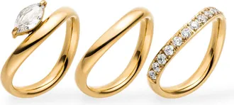 Purelei Lumi Trio Ring Set