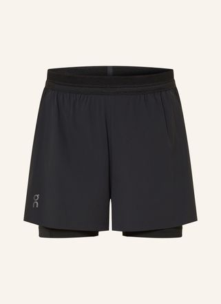 On 2-In-1-Laufshorts 3 Performance schwarz