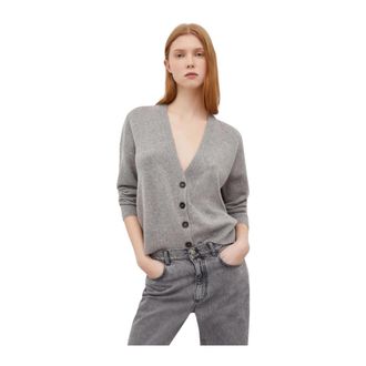 Marella Stilvolle Strickjacke - - Knitwear - Damen - Grau - XL