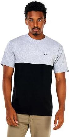 Vans Tee-Shirt Colorblock, Noir chiné athlétique, S Homme
