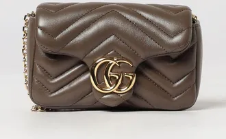 Gucci GG Marmont Mini-Umh&auml;ngetasche aus Matelass&eacute;-Nappa mit Chevron-Muster