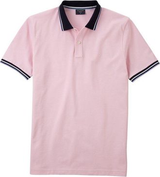 Olymp Poloshirt Casual farbliche Kontrast-Details