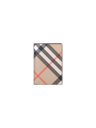 Burberry Check Fold Card Holder