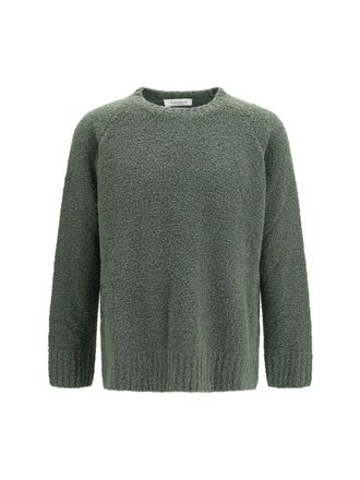 Laneus Wool Crew Neck Sweater - Green