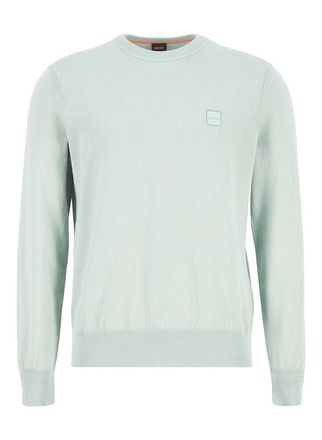 Boss Orange by Hugo Boss BOSS Orange Herren Pullover grün unifarben