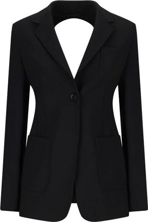 Max Mara Femme, Vestes, Noir, Taille: 38 FR Giacca Anagni