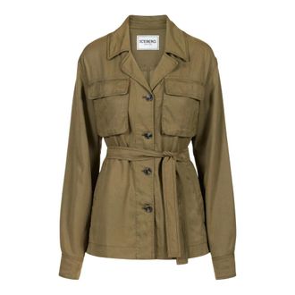 Iceberg Femme, Vestes, Vert, Taille: 34 FR Flowing Technical Jacket