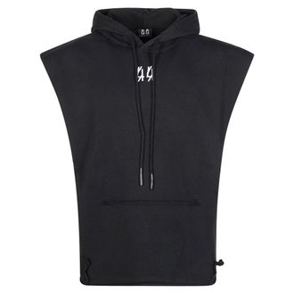 44 Label Group Felpa Hoodie Smanicata Mini Logo - - Sweatshirts & Hoodies - Herren - Schwarzk - L