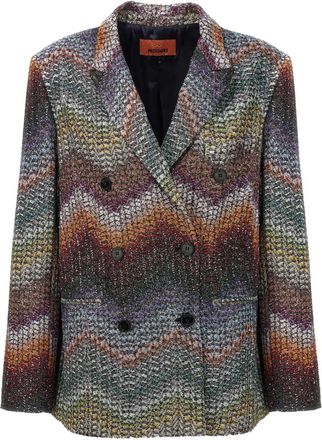Missoni Femme, Vestes, Multicolore, Taille: 36 FR Blazer Caperdoni