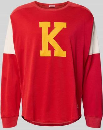 Kenzo Relaxed Fit Longsleeve aus Viskose-Mix