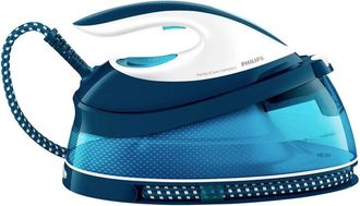 Philips Home PerfectCare Compact GC7840/20 Dampfb&uuml;gelstation 2400 w Blau-Wei&szlig; - Philips