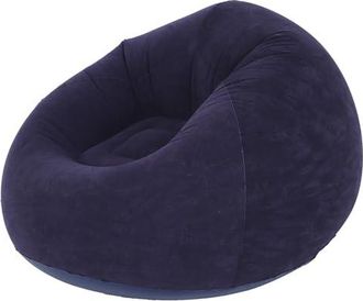 Generic Canap&eacute; sph&eacute;rique simple ultra doux pour dortoir, ext&eacute;rieur, voyage, camping, pique-nique, loisirs, lecture, design ergonomique, flocage en PVC de qual