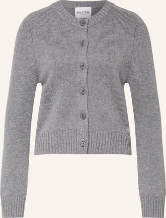 Kujten Kujten Strickjacke Caroline Aus Cashmere grau