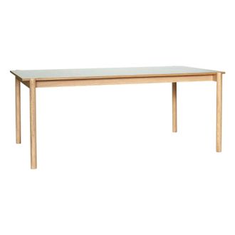 Hübsch Table à manger en chêne Oblique Hübsch