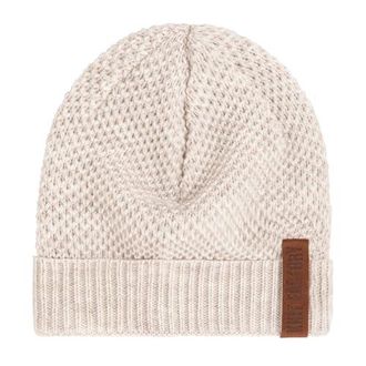 Knit Factory Bonnet Jazz - Bonnet Femme et Homme - Beanie Hiver - Bonnet Chaud - Bonnet tricot&eacute; - Beige - One Size - 30% Laine, 70% Acrylique
