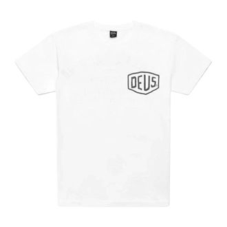 Deus Milano Address T-Shirt - - Tops - Herren - Wei&szlig; - S