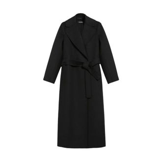 Max Mara Femme, Manteaux, Noir, Taille: 36 FR Manteau Robe Poldo