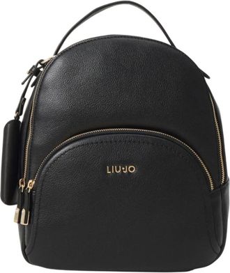 Liu Jo Femme, Sacs, Noir, Taille: ONE Size Sac &agrave; dos &eacute;l&eacute;gant et pratique avec fermeture &eacute;clair