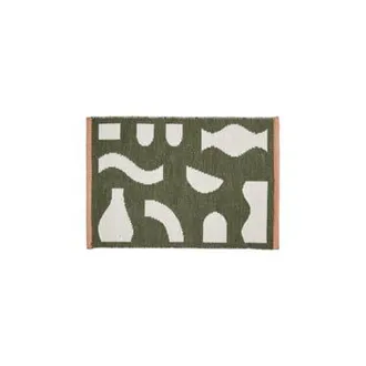 Broste Copenhagen Tapis dextérieur Ceres - Vert - PET recyclé
