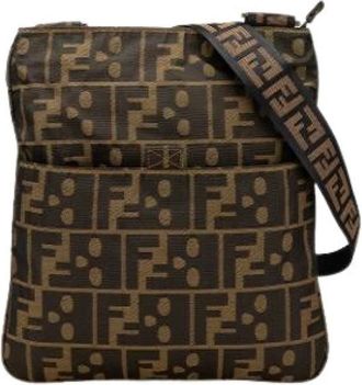 Fendi Sac bandouli&egrave;re vintage Pre-owned - Femme - Pre-owned - Brun - Taille: ONE Size