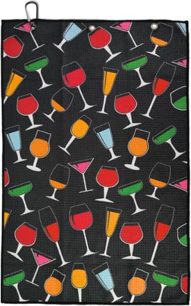 Generic Golf Handtuch Mit Clip - 60x40 Cm Tragbares Multifunktions-Handtuch Mit Karabiner,Golfclub Reinigung | Geschenk F&uuml;r Golfer Outdoor Sport Golfclub Zube