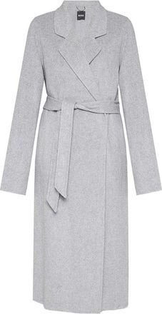 HUGO BOSS Manteau Au Genou - Gris