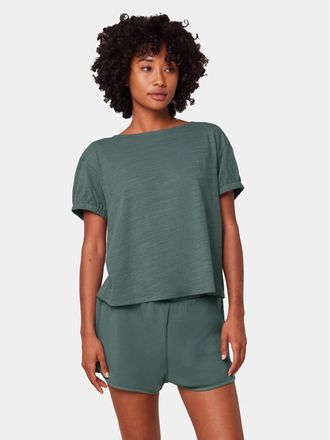 Triumph Pyjamashorts Smart Active Infusion 10218291 Grün Relaxed Fit