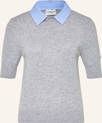 Claudie Pierlot Claudie Pierlot Strickshirt Mit Abnehmbarem Kragen grau