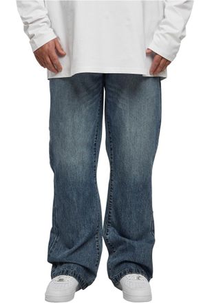 Urban Classics Herren Hose Flared Jeans Sand Destroyed Washed 36