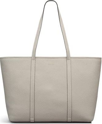 Radley London London Templeton Place Grand fourre-tout zipp&eacute; en cuir pour femme, neige., Large