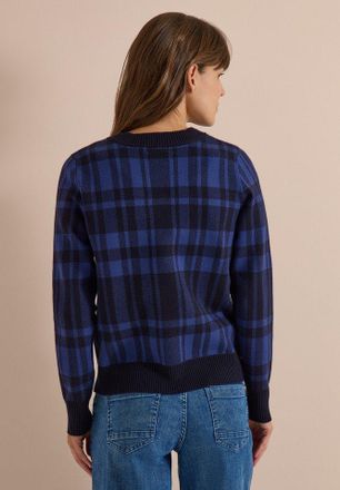 Cecil Strickjacke mit Karomuster