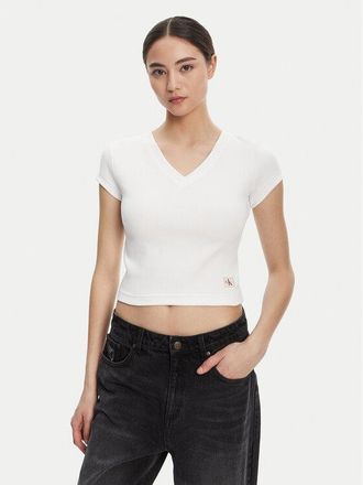 Calvin Klein Jeans T-Shirt LV047C910G Wei&szlig; Regular Fit