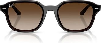 Ray-Ban unisex, Accessoires, Brun, Taille: 65 MM Lunettes de soleil carr&eacute;es
