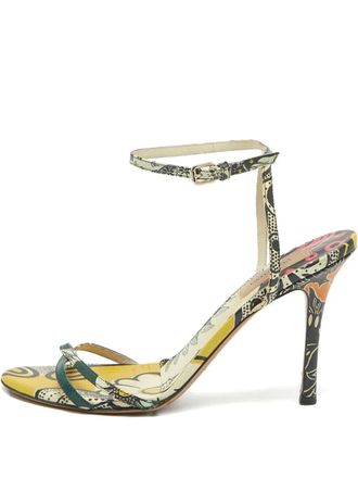 Valentino Garavani sandales imprim&eacute;es (2023) - Vert