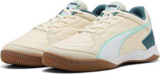 Puma Unisex Pressing IV Fu&szlig;ballschuh, Sugarred Almond White-Emerald Ice-Mint Jelly Black, Gr&ouml;&szlig;e 40, Sugared Almond PUMA Wei&szlig; Smaragd EIS Minze Jelly PUMA S
