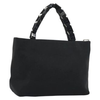 Ferragamo Pre-owned Canvas Handtasche - - Pre-owned - Damen - Schwarzk - ONE SIZE