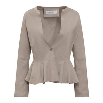 Bully Lederjacken - - Jackets - Damen - Grau - L