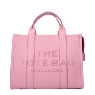 Marc Jacobs Sacs &agrave; main The Tote Cuir Rose Et Ruban