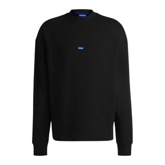HUGO BOSS Weicher und atmungsaktiver Baumwoll-Terry-Sweatshirt - - Sweatshirts & Hoodies - Herren - Schwarzk - M