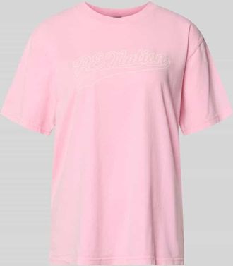 P.E Nation Relaxed Fit T-Shirt mit Logo-Print Modell Formation