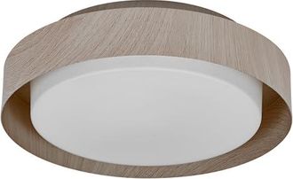 Osram ORBIS MADRID Deckenleuchte 290mm, holzfarben, E27-Sockel, kann mit smarter Lampe best&uuml;ckt werden, modernes Design, Metallgeh&auml;use, geeignet f&uuml;r Innenr&auml;