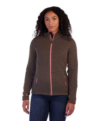 Spyder Damen Soar Fleecejacke, Silver, XS EU