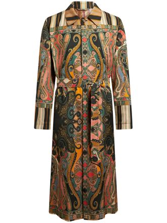 Etro manteau à motif cachemire - Tons neutres