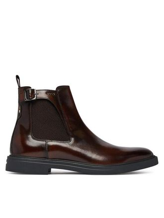 HUGO BOSS Klassische Stiefeletten Calev 50573373 Braun