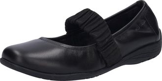 Josef Seibel Damen Klassische Ballerinas Fenja 25,Weite G (Normal),Ballet-Flats,flach,Ausgehschuhe,Abendschuhe,Pumps,Black-Black,42 EU